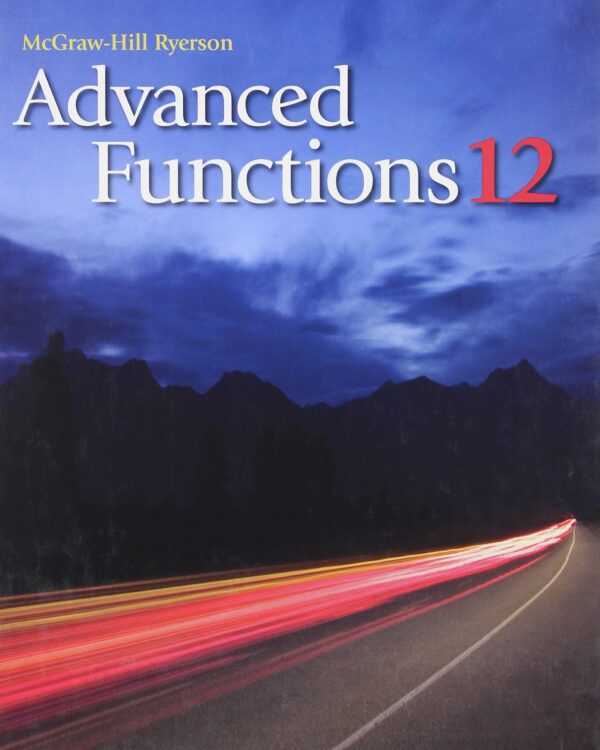 Advanced Functions Student Book + Online PDF - Inspiration Learning Center